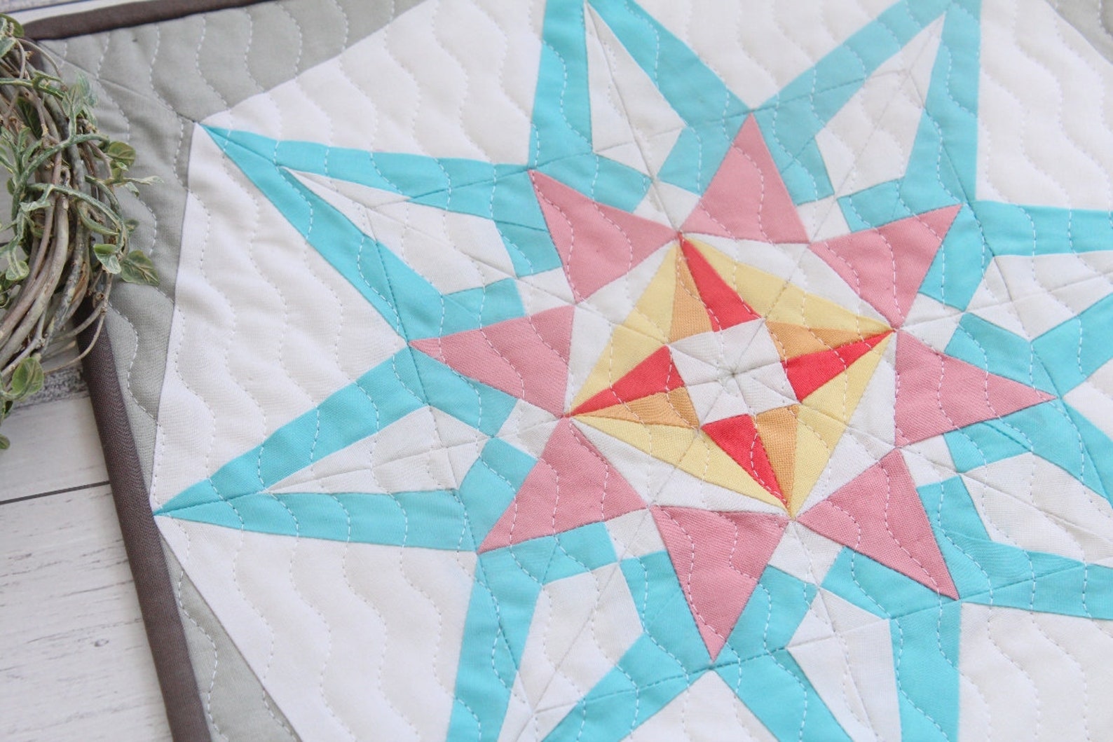 Poppy Mini Quilt - PDF Pattern - Etsy