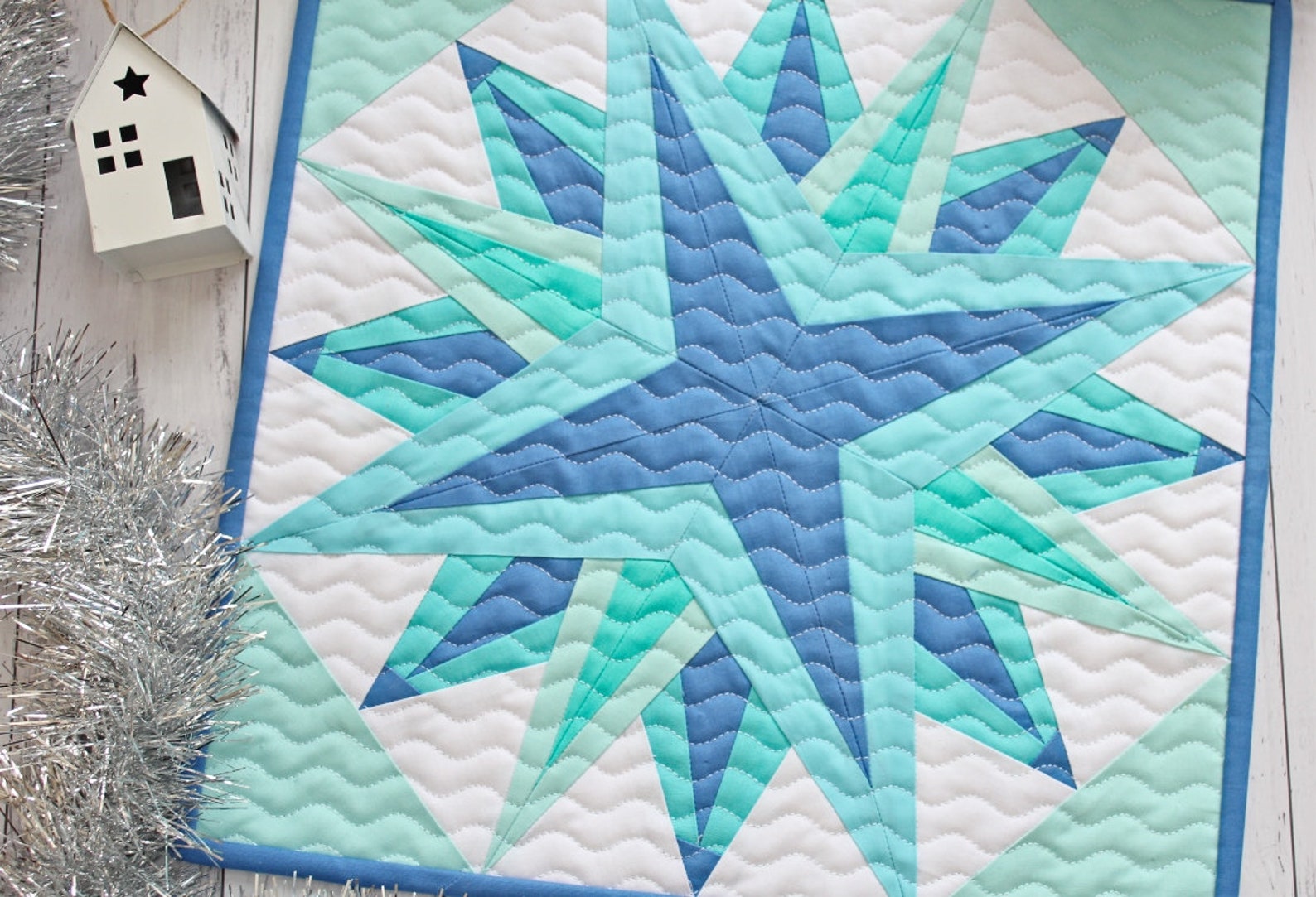 Flurry Mini Quilt - PDF Pattern - Etsy