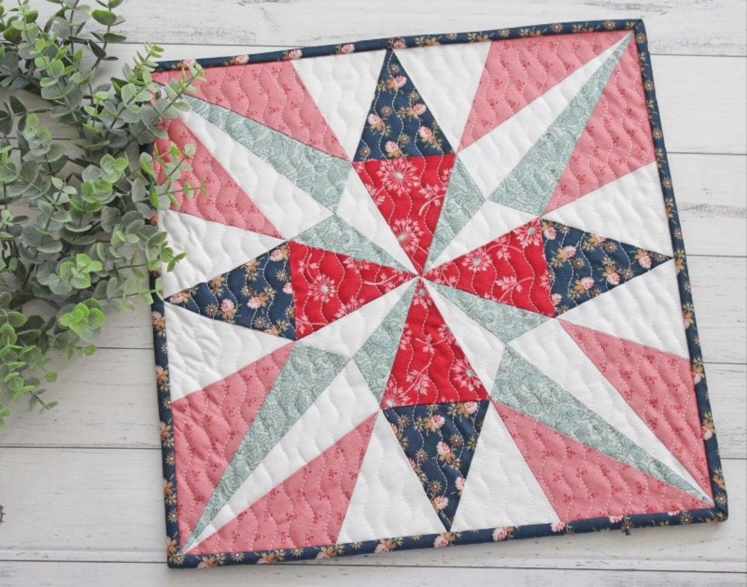 Elizabeth Mini Quilt - PDF Pattern - Etsy Australia