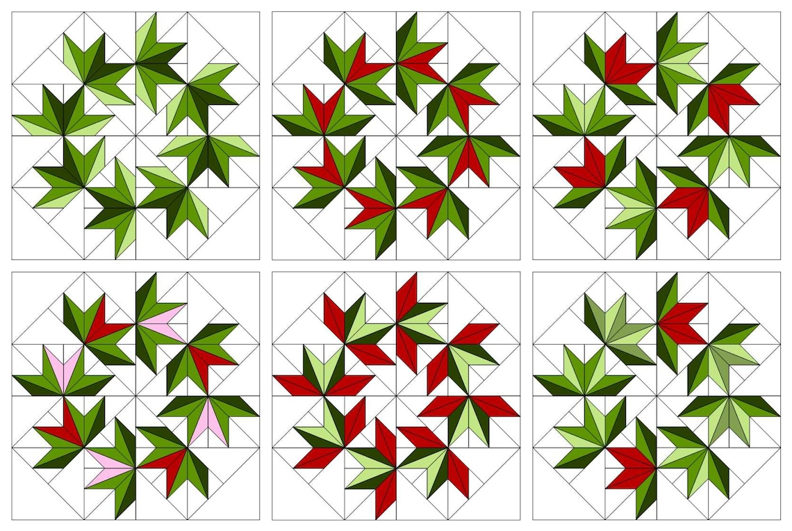 Wreath Mini Quilt PDF Pattern - Etsy