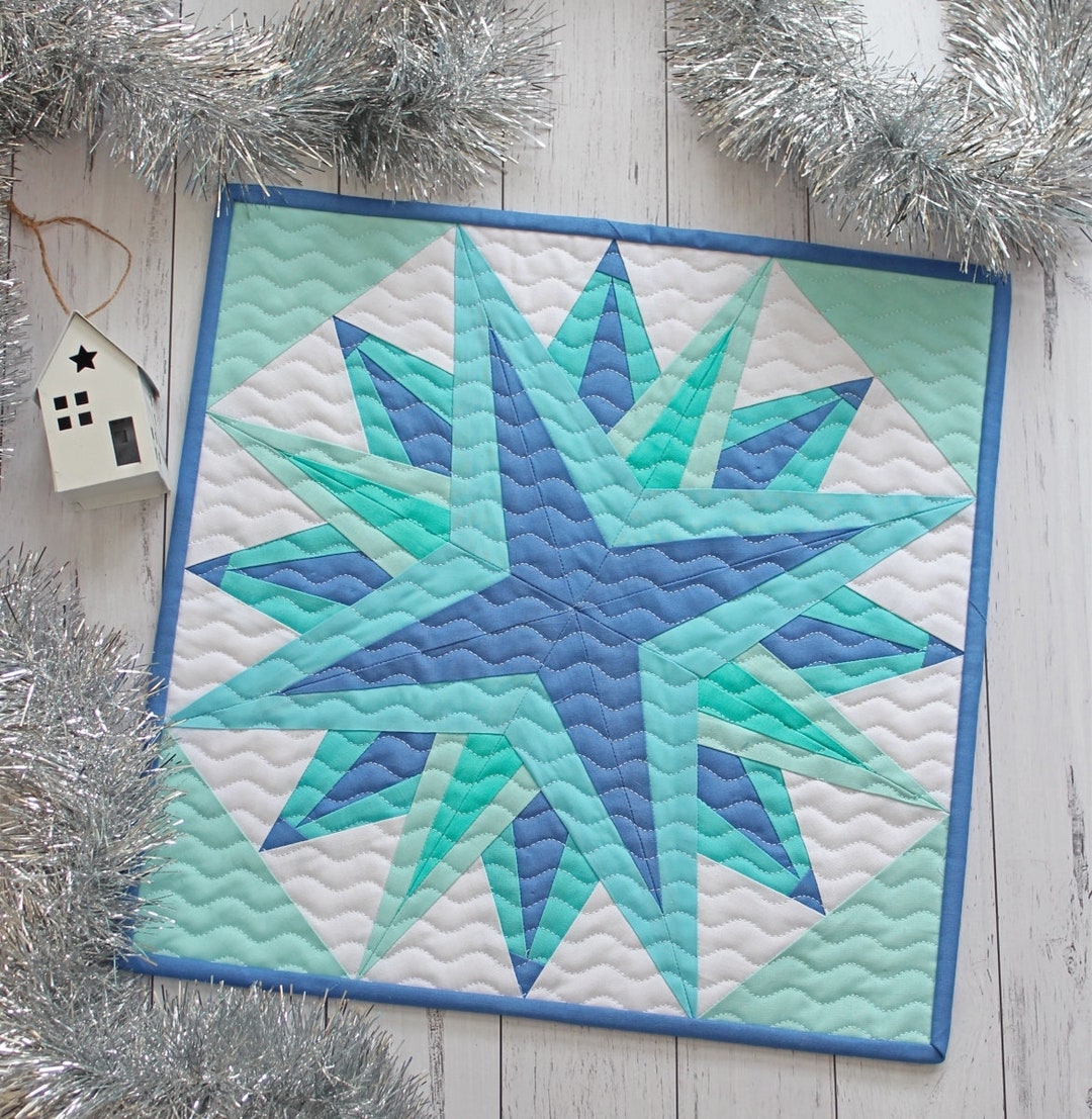Flurry Mini Quilt - PDF Pattern - Etsy