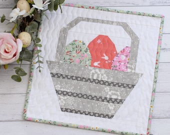 Easter Picnic Mini Quilt PDF Pattern - Etsy