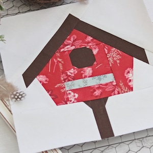 Bird House FPP Quilt Block PDF Pattern - 4 Block Sizes - Etsy