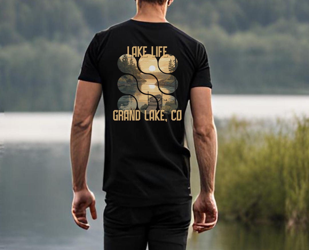 Custom Lake Life T-shirt: Personalized Lake Name, Camping Gift - Etsy