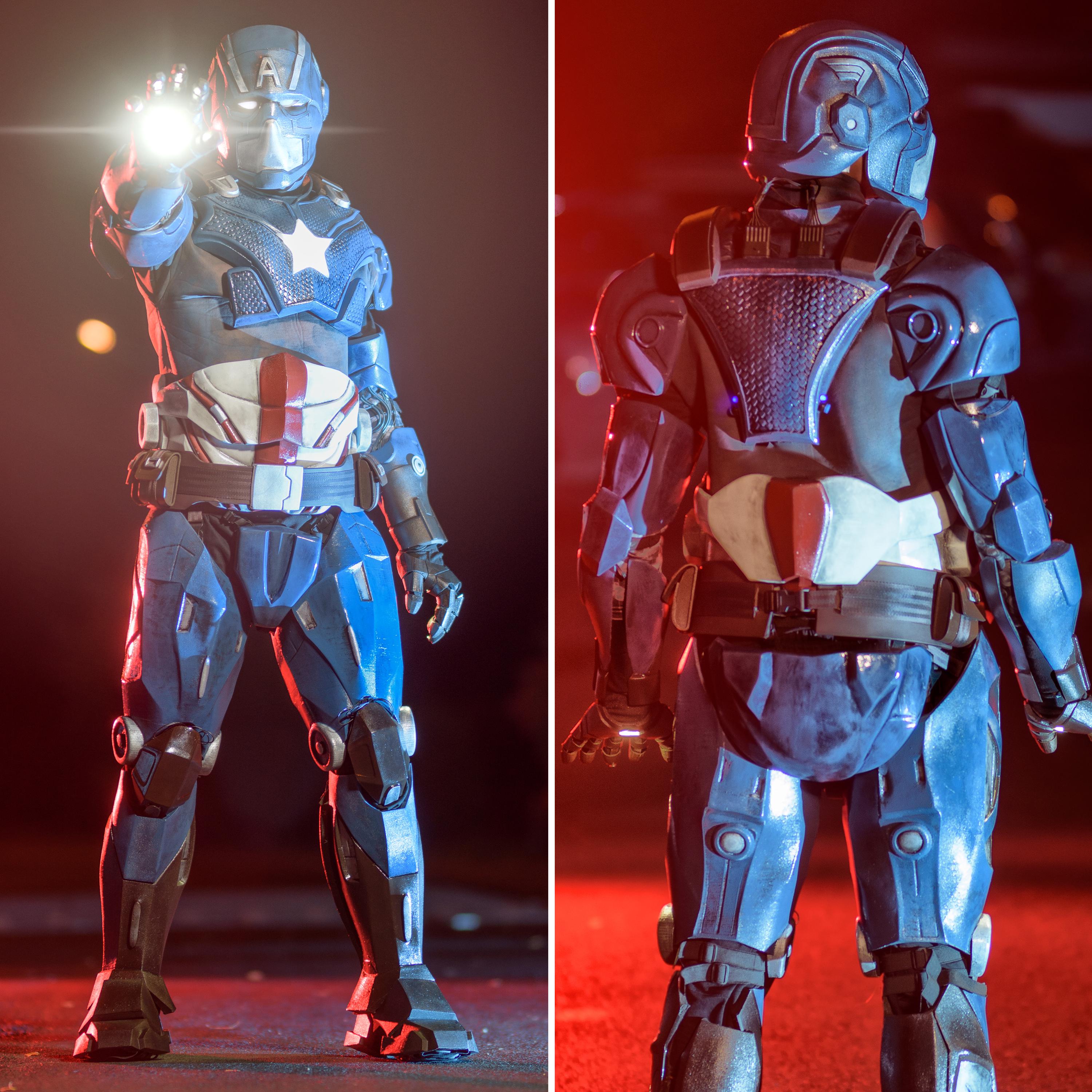 Cosplay Costume Commissions Full Iron Cap Cosplay Commissions Costume ...