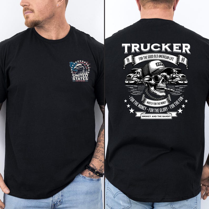Personalized Front and Back Custom Design T-shirts, Personalized Logo ...