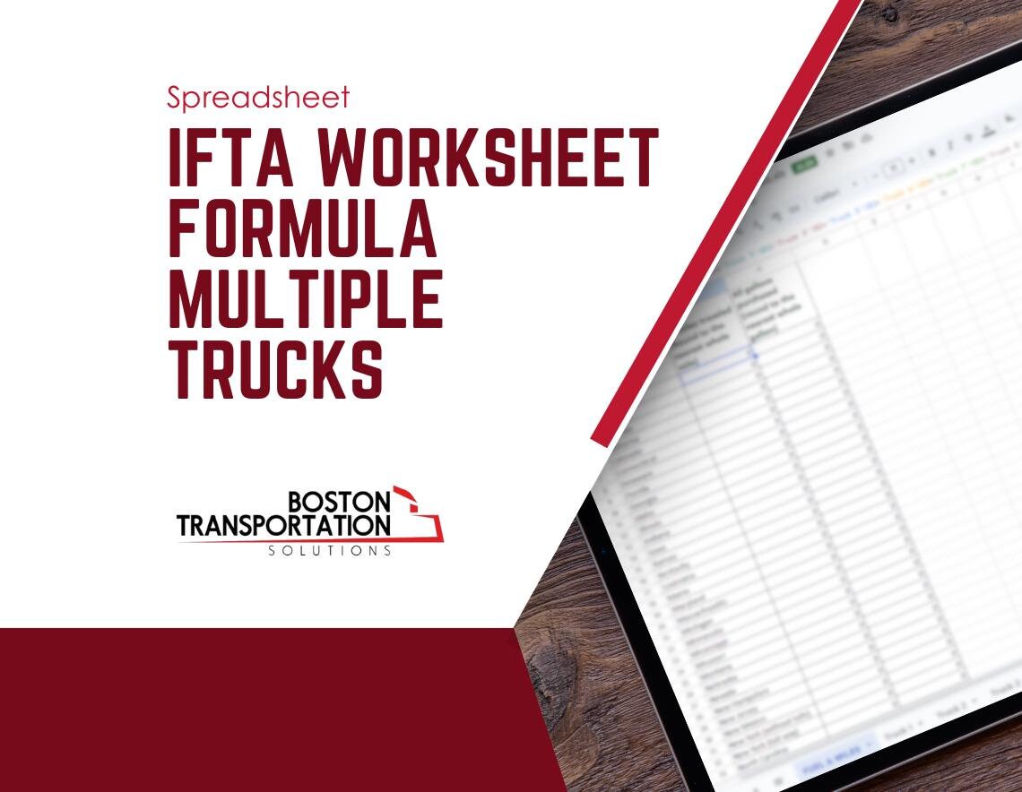 IFTA Worksheet Formula for Multiple Trucks – Easy Calculation ...