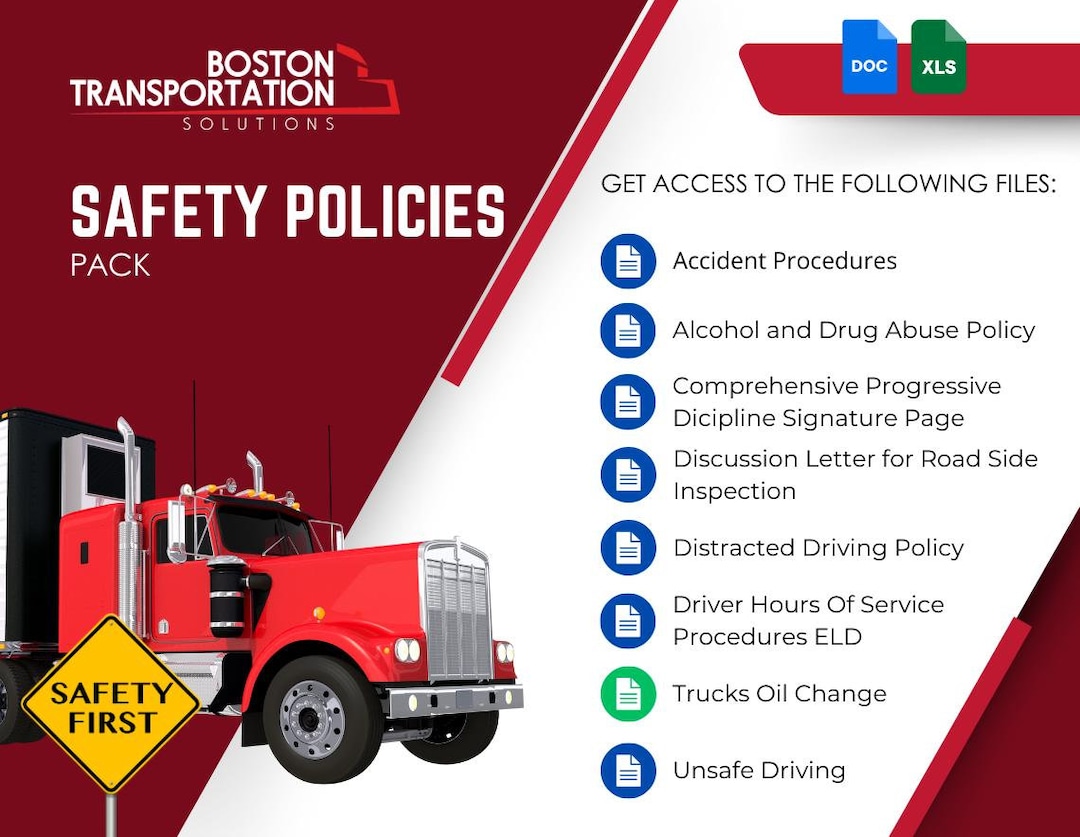 Safety Policies Pack | Comprehensive Workplace Safety & Compliance ...
