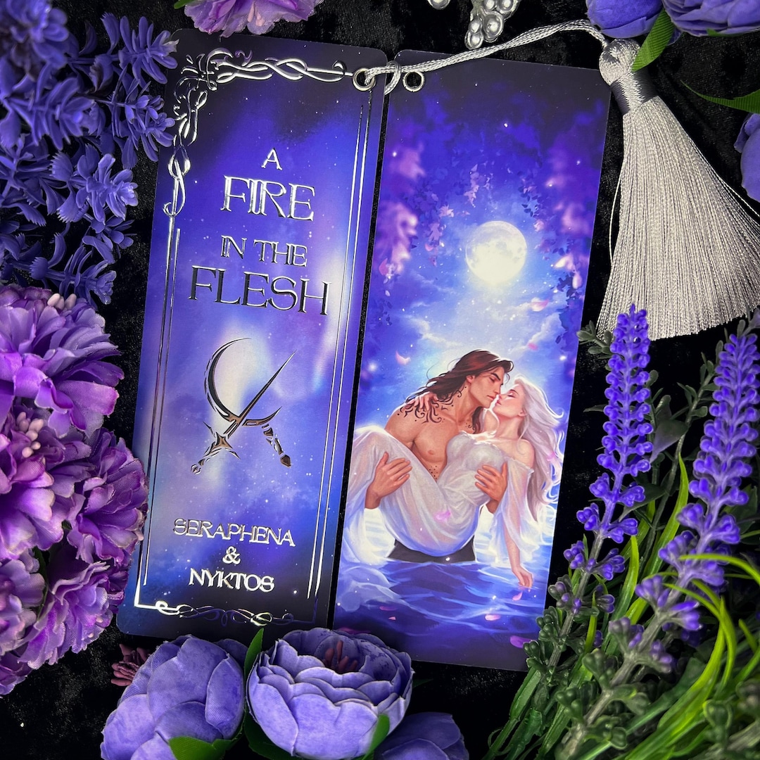 A Shadow in the Ember “nyktos and Seraphena” Bookmark - Etsy