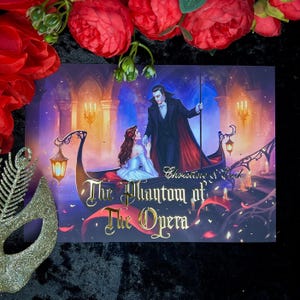 The Phantom of the Opera (erik and Christine) Art Print - Etsy