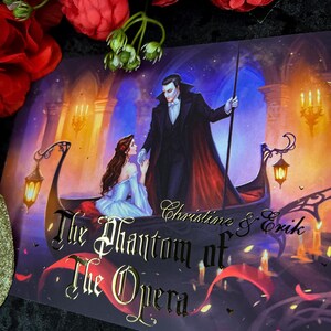 The Phantom of the Opera (erik and Christine) Art Print - Etsy