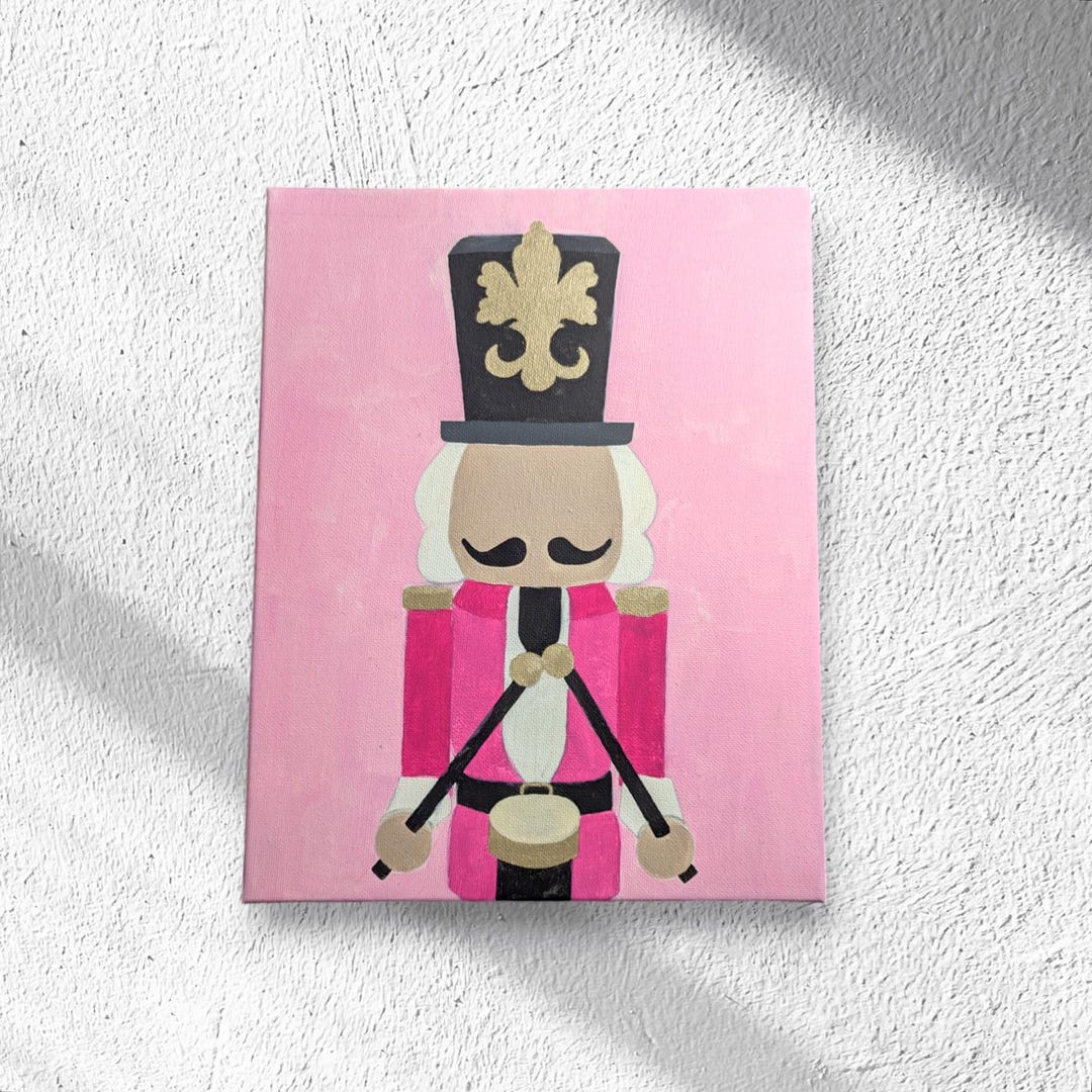 Minimalist Nutcracker Painting - Etsy