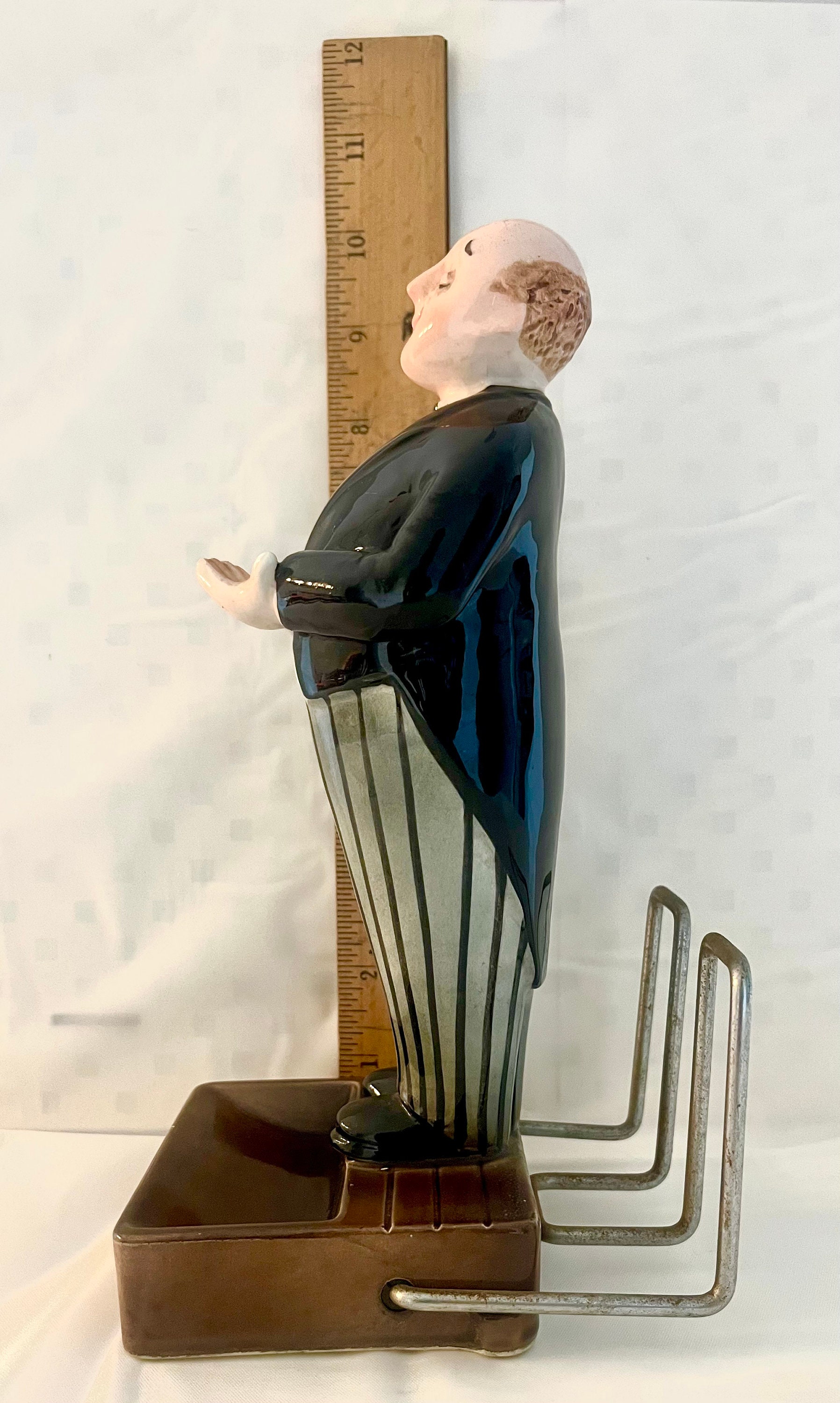 Vintage 1960’s Mid Century "james the Butler" Glazed Ceramic Figurine ...