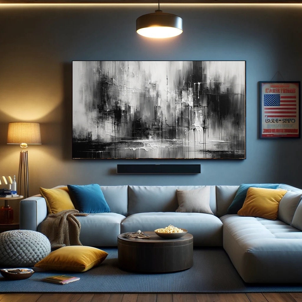 Frame TV Art | "b&w" | Digital Download for TV | AI Generated - Etsy