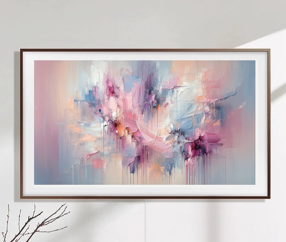 Frame TV Art | "pink" | Digital Download for TV | AI Generated - Etsy