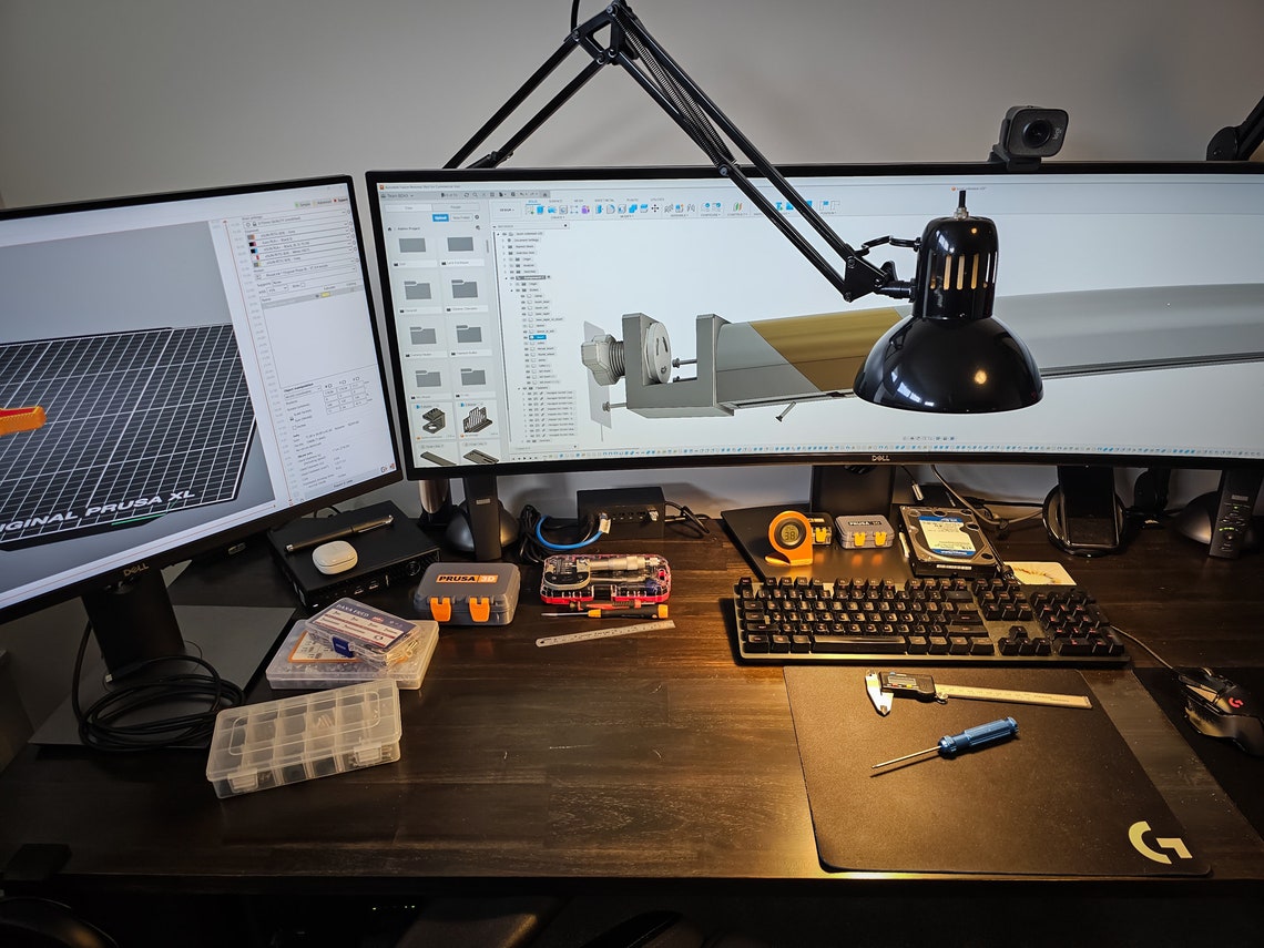 Desk Light Base Extension - Etsy