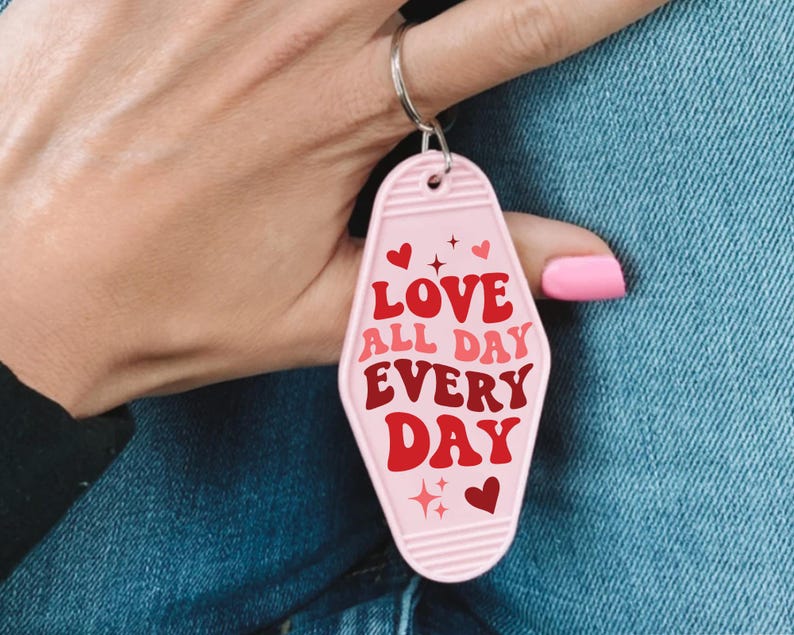 Valentine's Day Motel Keychain SVG Bundle (digital Download) - Etsy