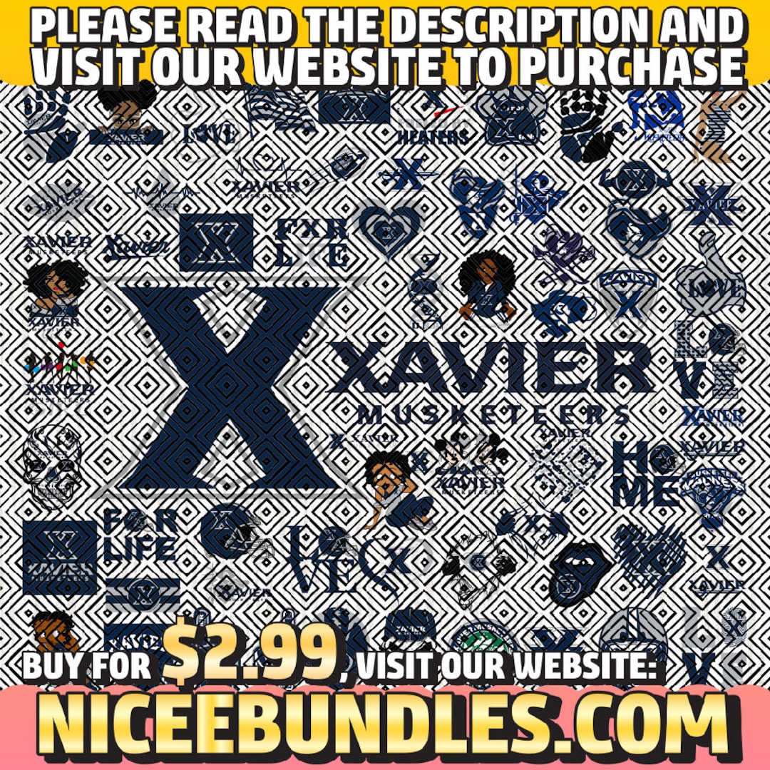 67 Files Xavier-musketeers Team Bundle Svg, Xavier-musketeers Svg, N-C ...