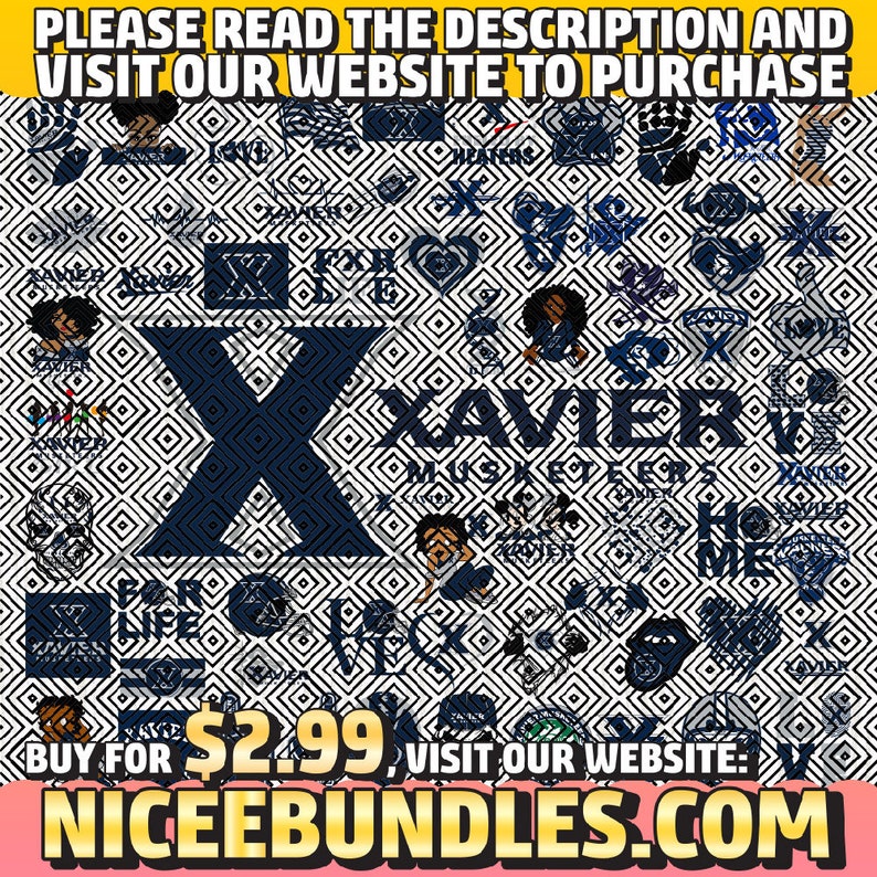 67 Files Xavier-musketeers Team Bundle Svg, Xavier-musketeers Svg, N-C ...