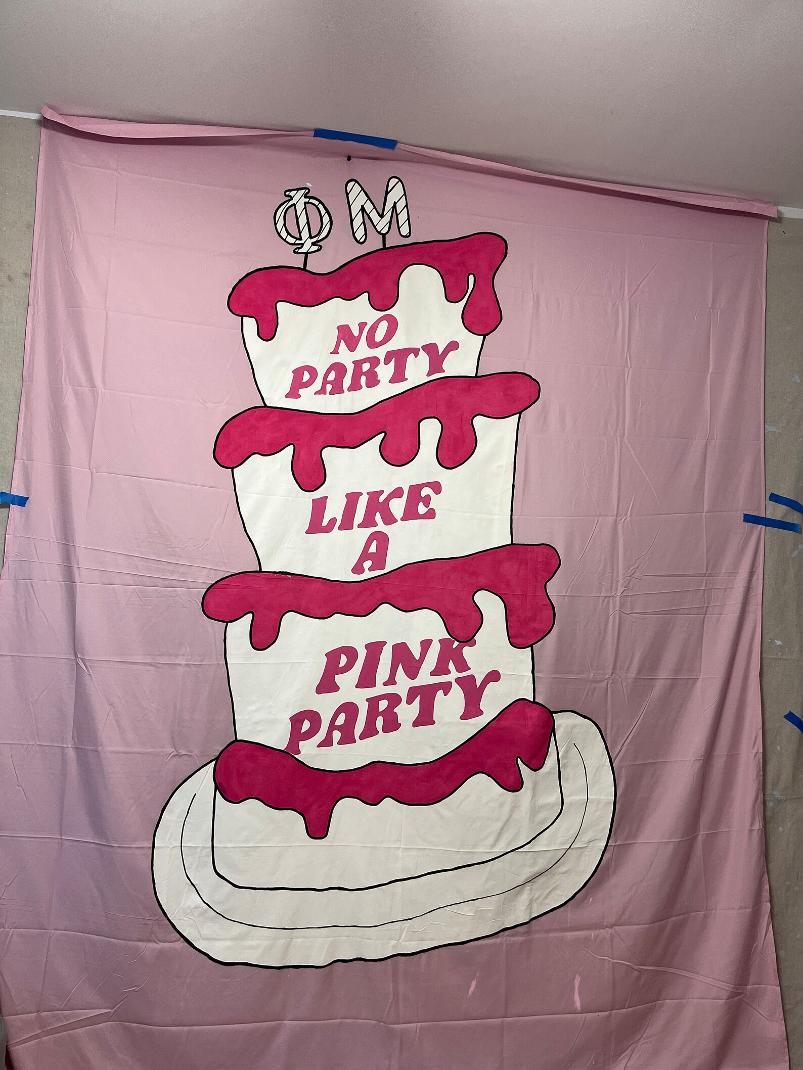 Made to Order Painted Banners for ANY EVENT (birthdays, Sorority Events ...