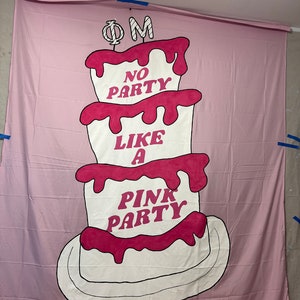 Made to Order Painted Banners for ANY EVENT (birthdays, Sorority Events ...