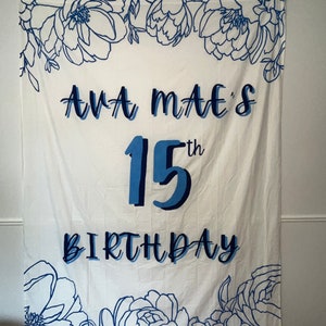 Made to Order Painted Banners for ANY EVENT (birthdays, Sorority Events ...