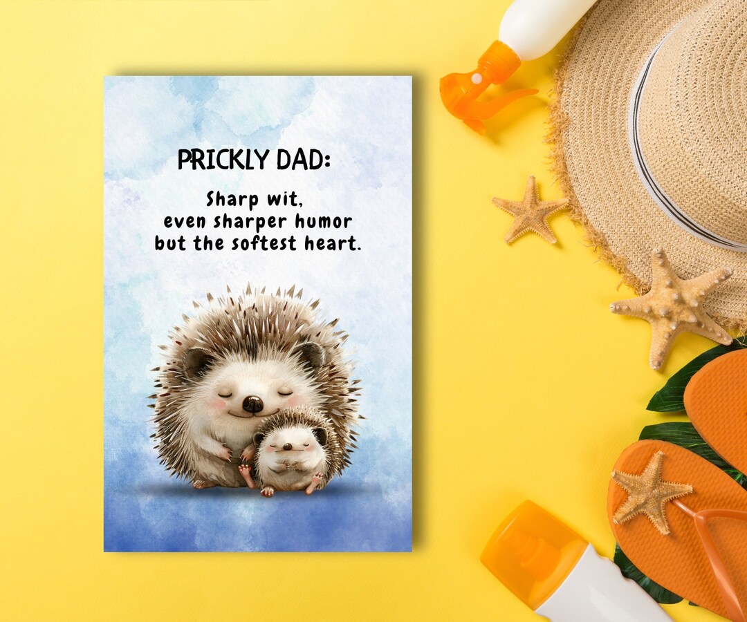 Funny Dad Card, Sarcastic Dad Greetings Card, Sharp Dad Humor Father's ...