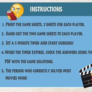 Guess the Movie Emoji Game, Printable Christmas Game, Fun Game for ...