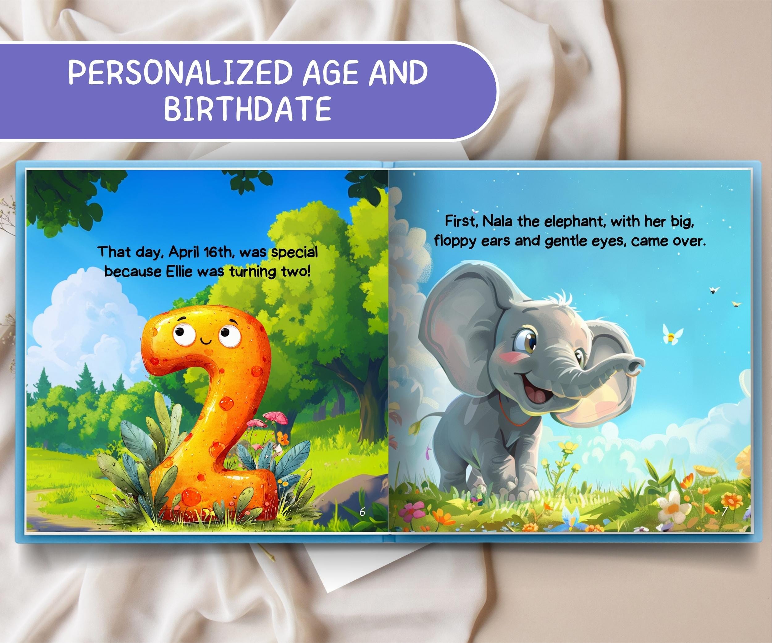 Custom Birthday Book for Kids, Personalized Name Storybook, 2nd 3rd ...