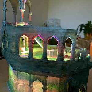 Table Lamp With Water Feature Meditation Fountain Waterfall Relaxing ...