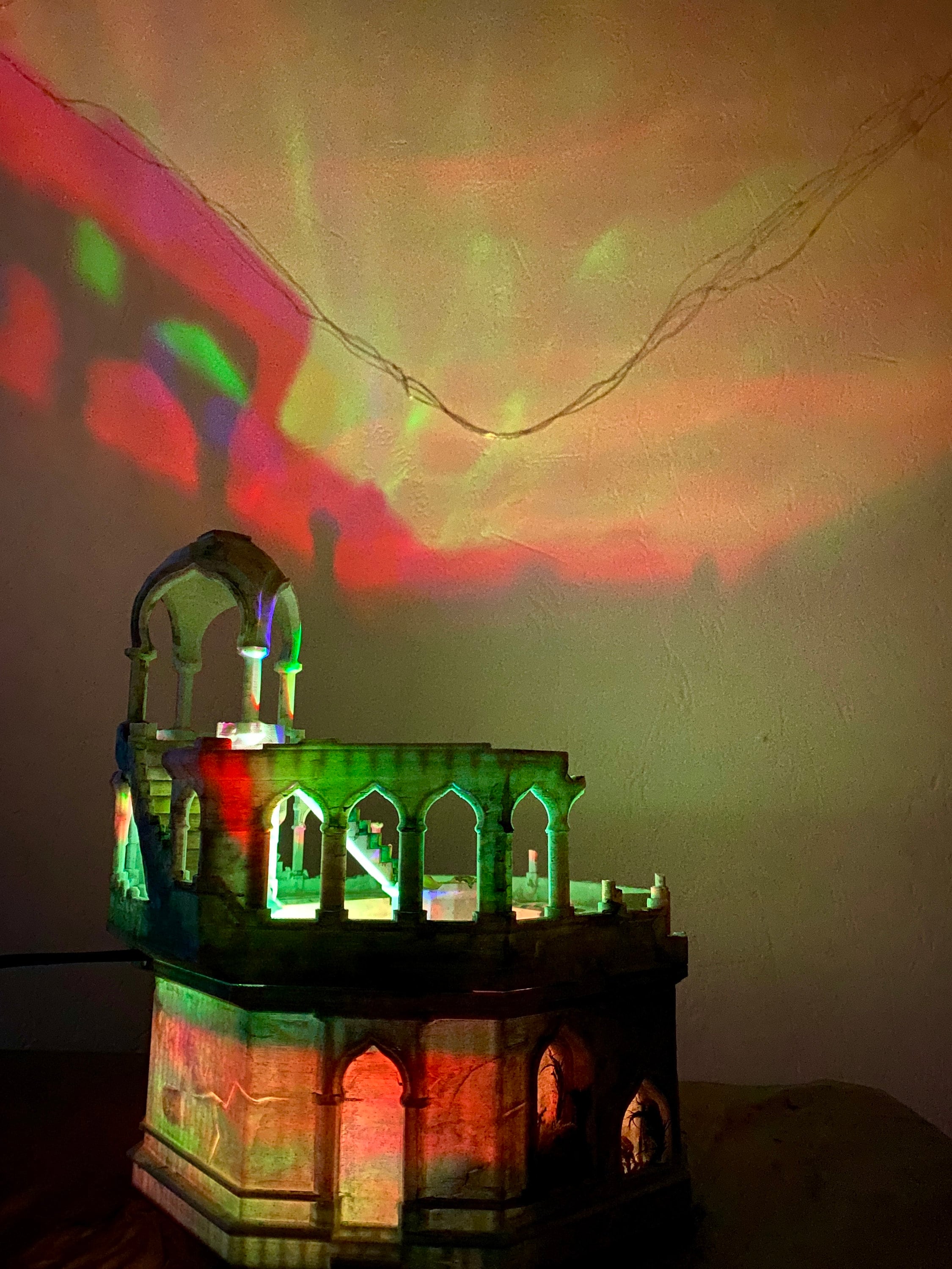 Table Lamp With Water Feature Meditation Fountain Waterfall Relaxing ...