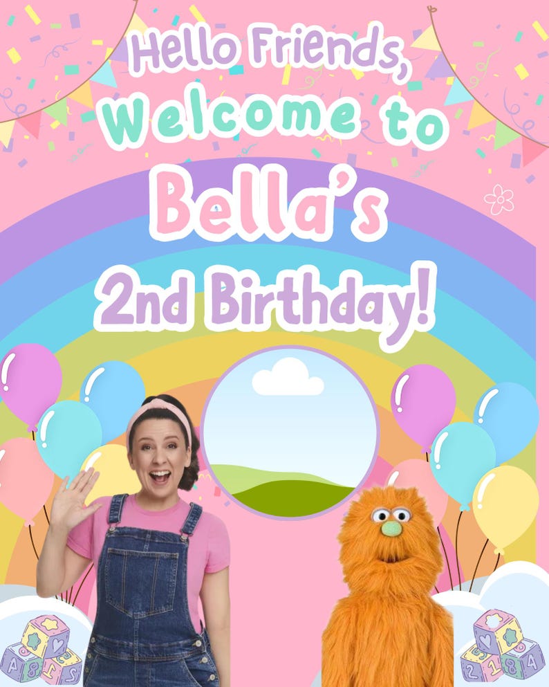 Ms. Racheal Backdrop / Welcome Sign - Etsy