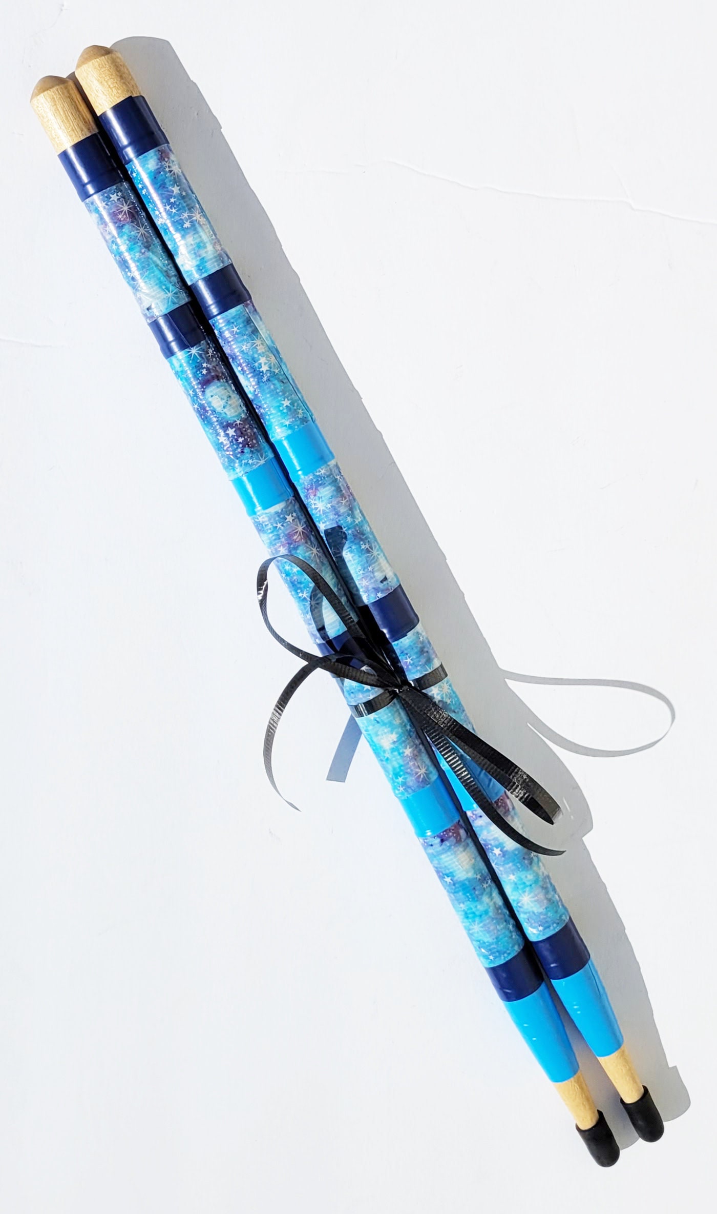 Cardio Drumming Drumsticks Blue Marble Recycled Drumsticks - Etsy