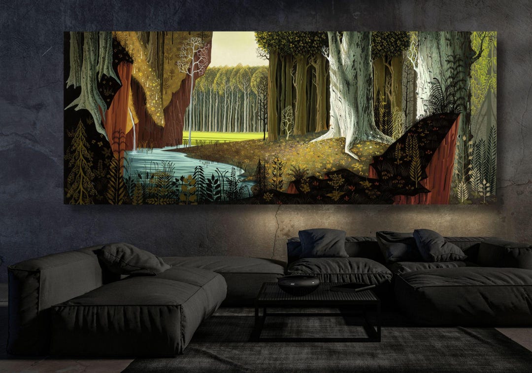 Sleeping Beauty Forest by Eyvind Earle Quality Print Ready to Hang ...