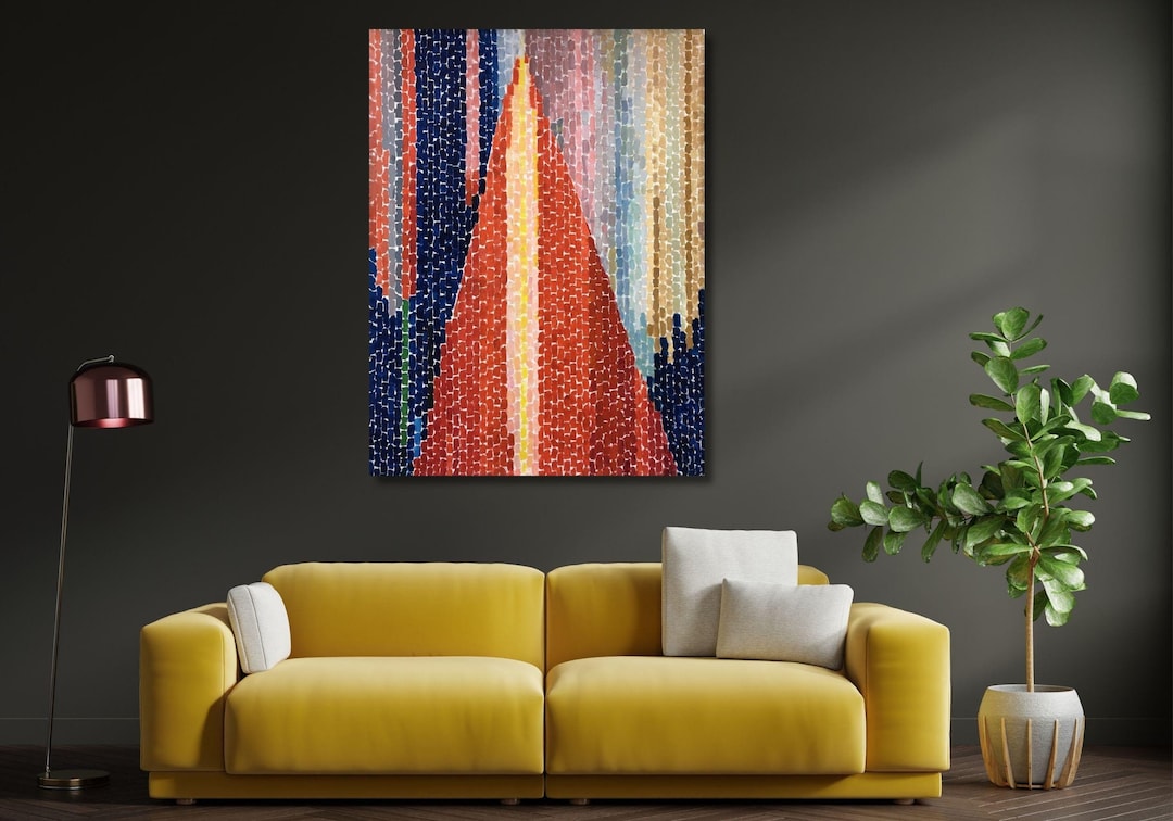 Blast off by Alma Thomas Canvas Wall Art, Print Artwork,alma Thomas ...