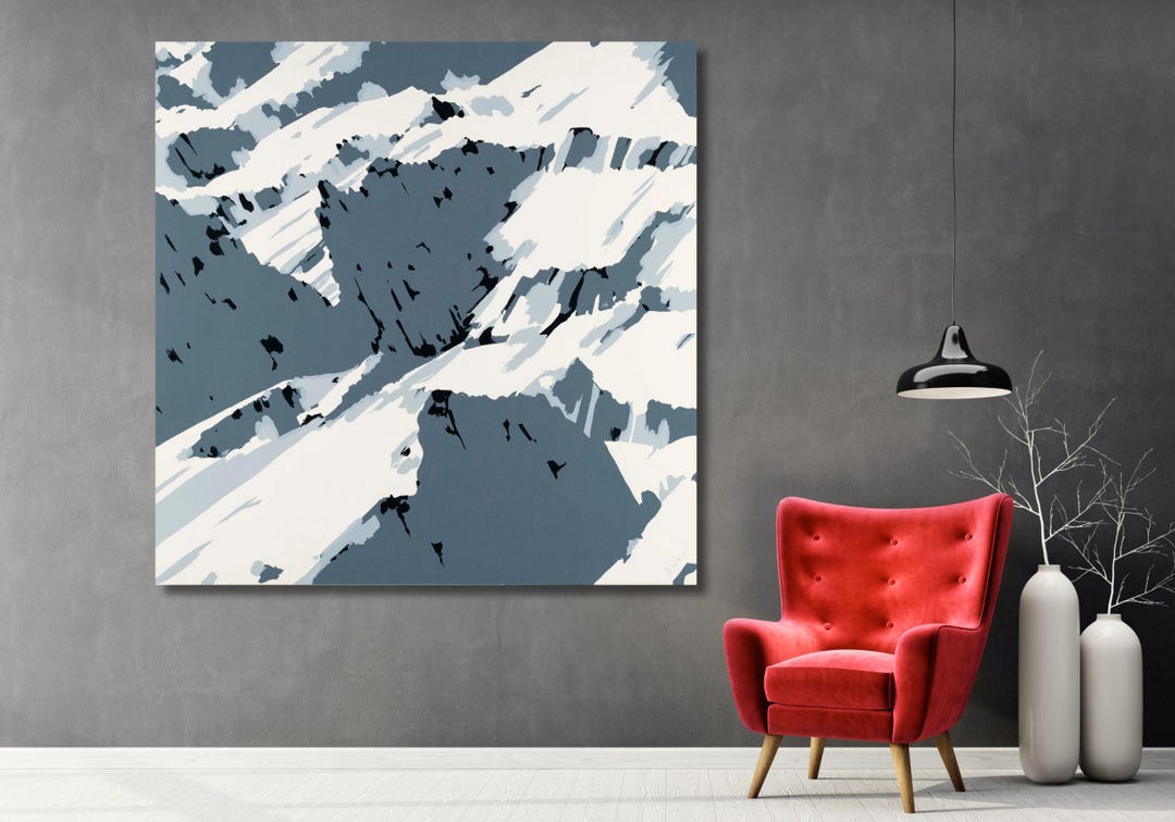 Swiss Alps by Gerhard Richter Ready to Hang Canvas Print Design ...
