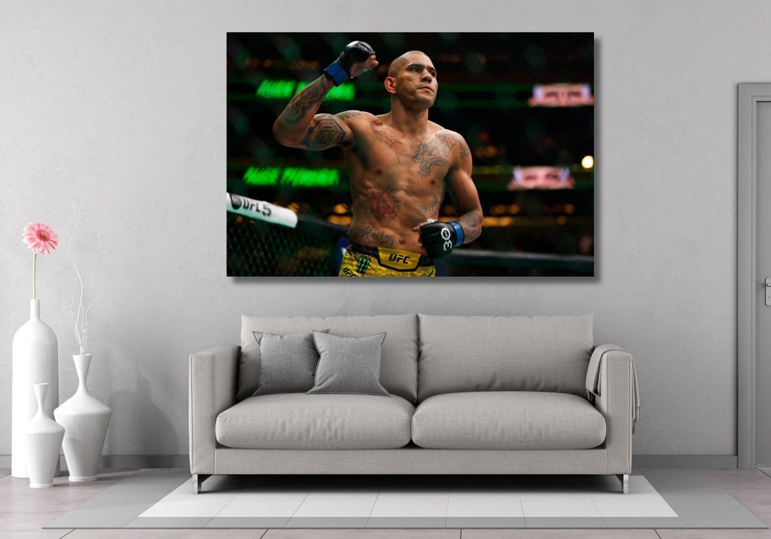 UFC 303 Alex Pereira Poster Wall Art Alex Pereira Ready to Hang Canvas ...