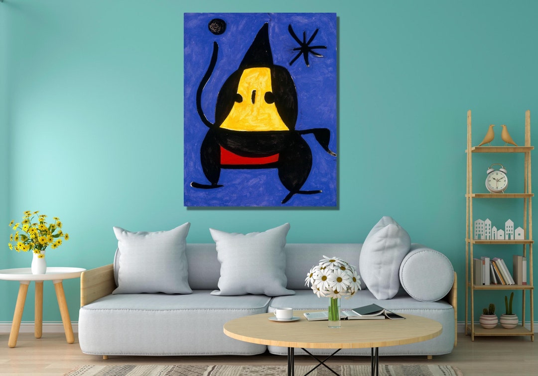 Joan Miro Ready to Hang Canvas Wall Art, Juan Miro Painting ,joan Miro ...