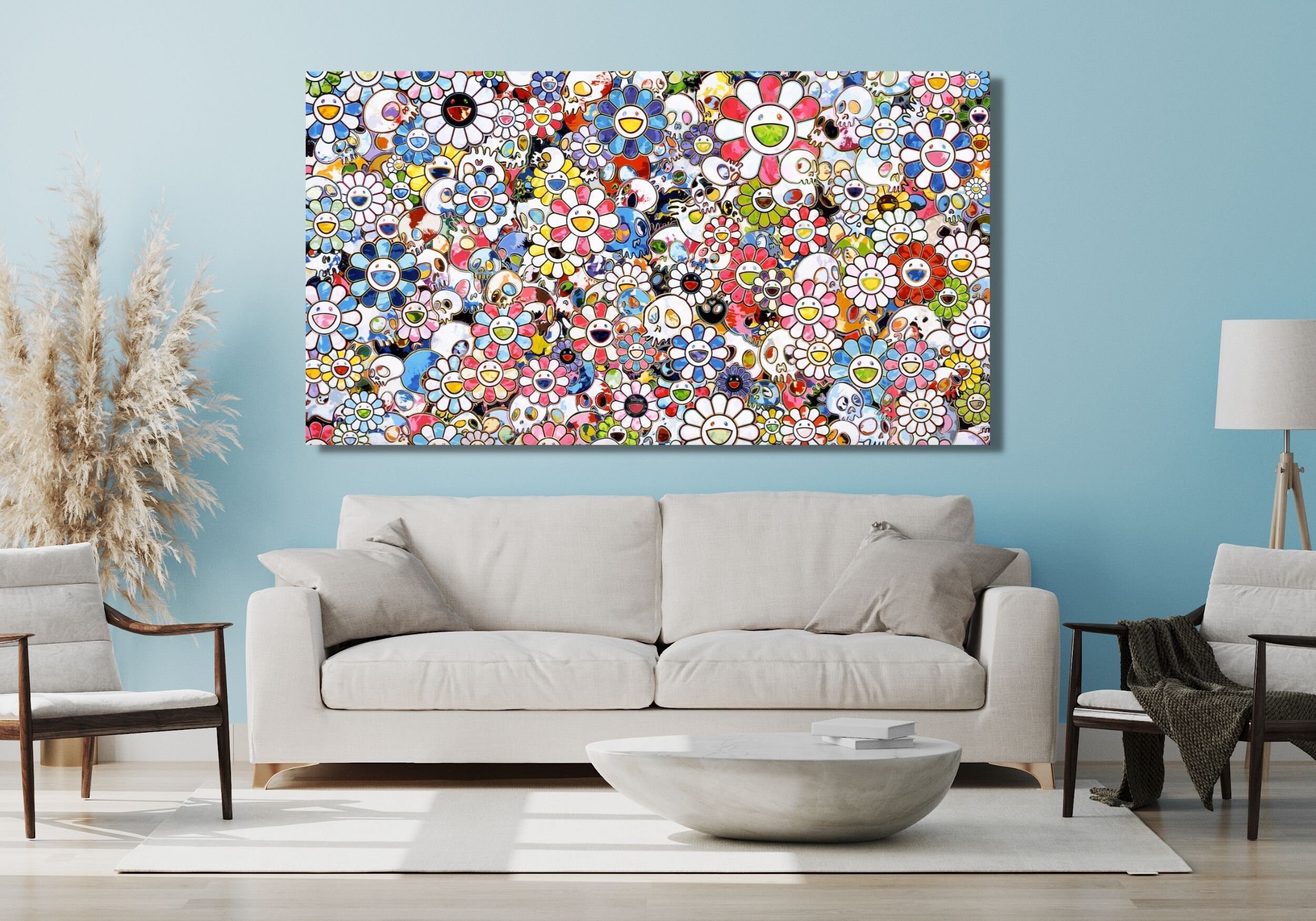 Darth Vader Vs Luke Skywalker Framed Canvas Wall Art, Star Wars Wall ...