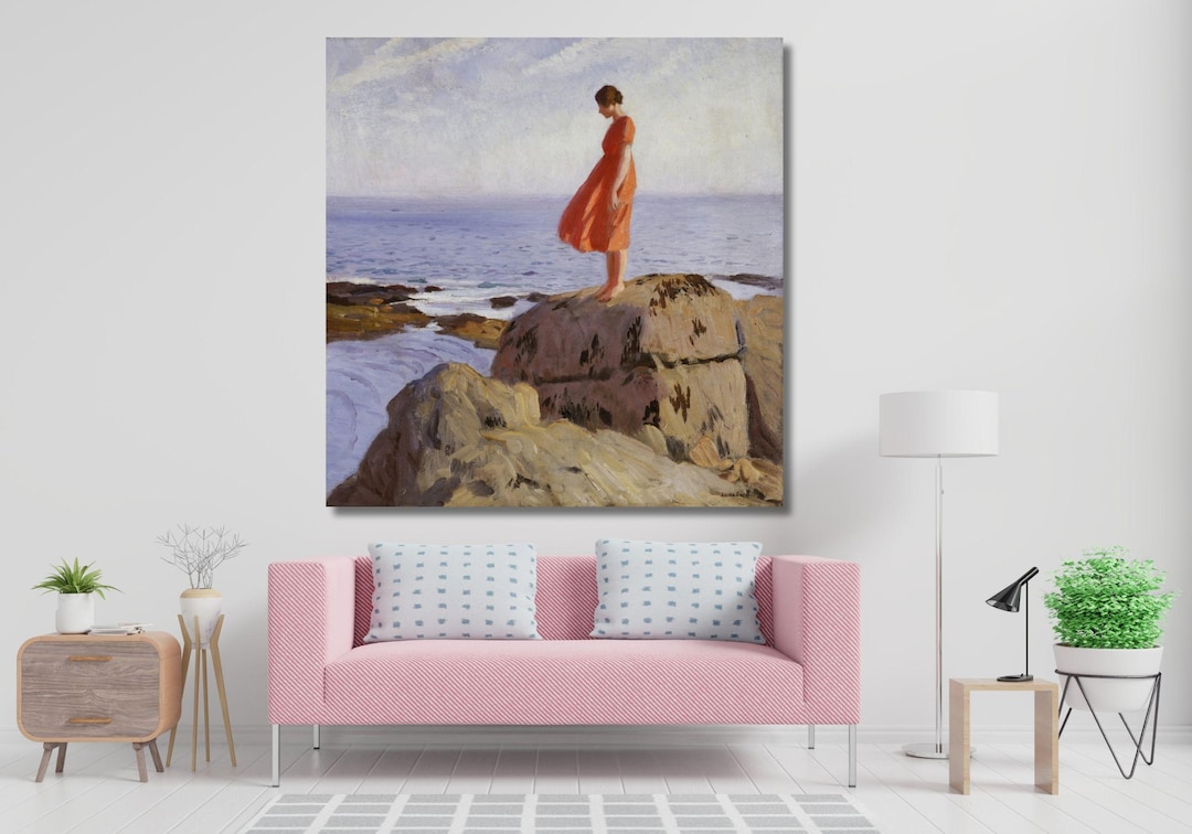 Laura Knight Art Print: "the DARK Pool" Canvas Wall Art - Etsy UK