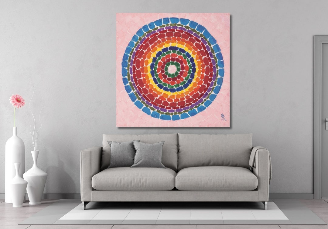 Alma Thomas 'wind Dancing' Canvas Print: Colorful Abstract Art - Etsy