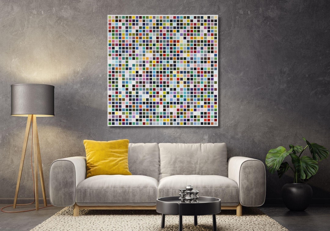 Gerhard Richter 1024 Colours Ready to Hang Canvas,1024 Colours Wall Art ...
