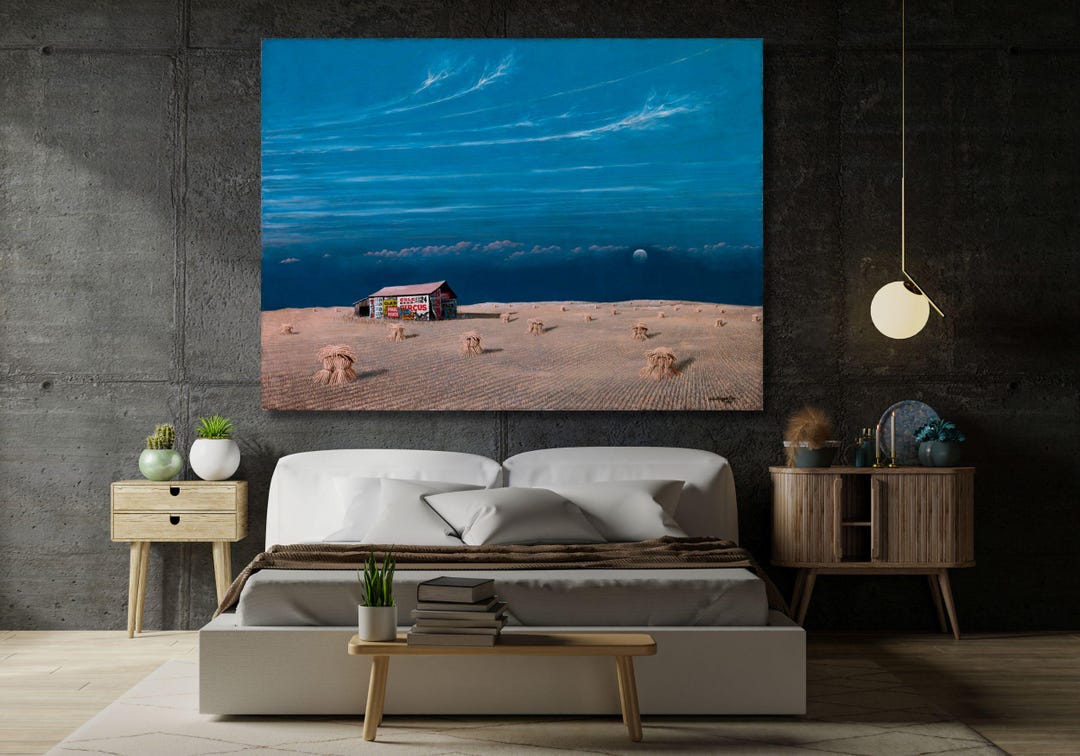 Cloud Trails by John Rogers Cox Quality Print Framed Canvas Wall Art ...