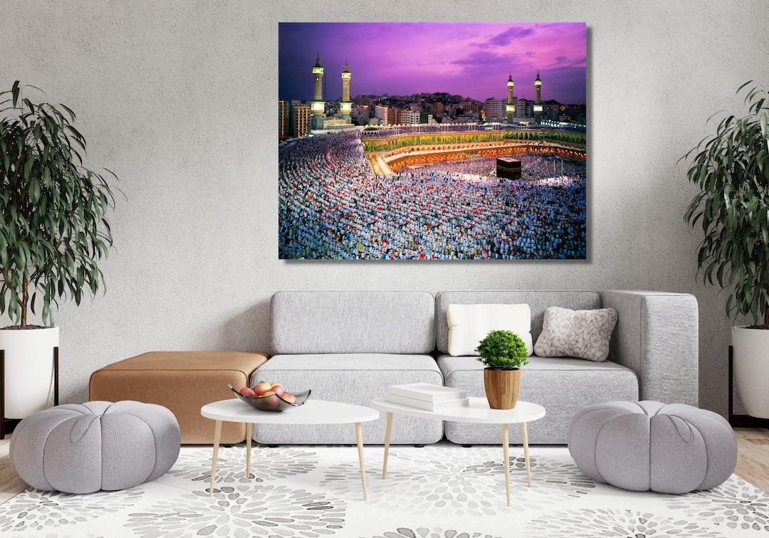 Kaaba Ready to Hang Canvas,kaaba Printable Wall Art,kaaba Wall Art ...