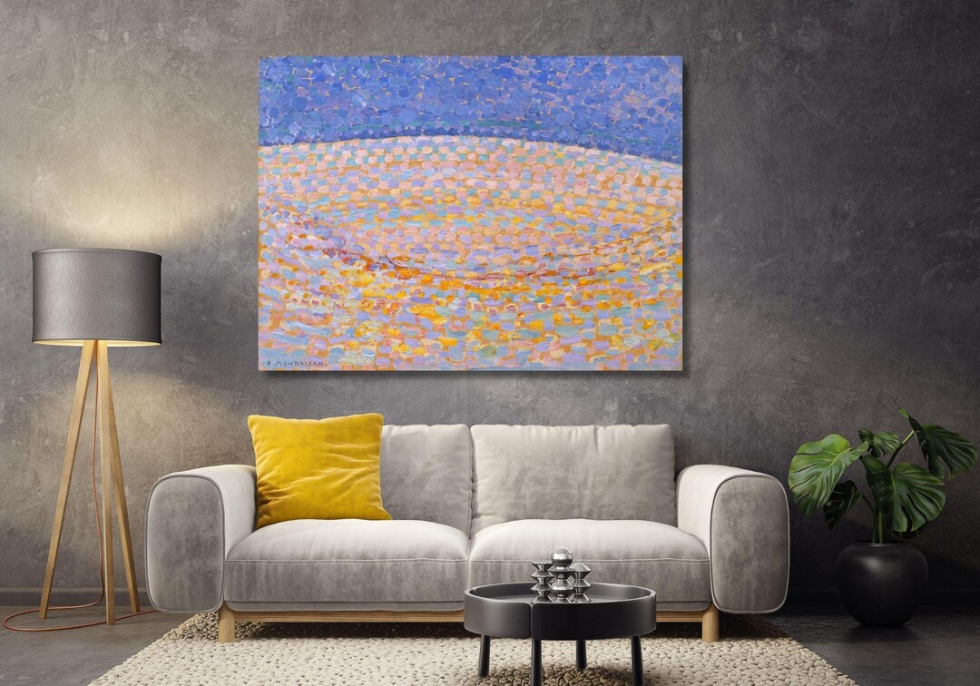 Piet Mondrian - Dune III (1909) Canvas Art, Famous Painting, Piet ...