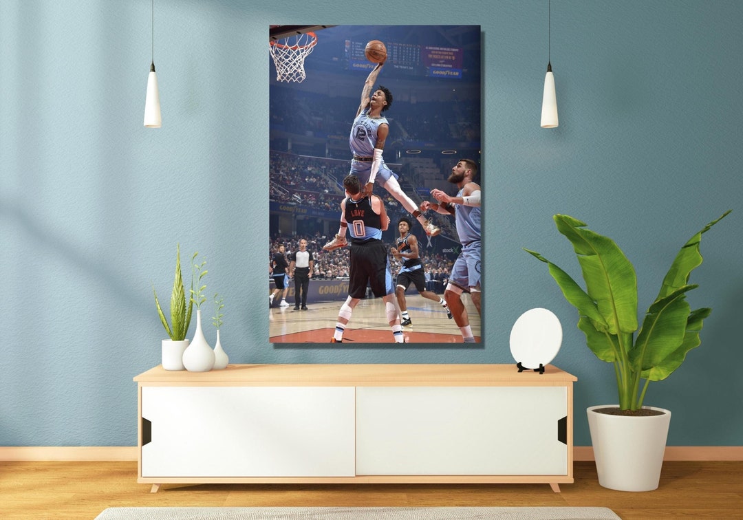Ja Morant Dunk Poster: Grizzlies Basketball Canvas Print - Etsy