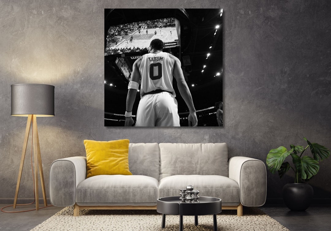 Jayson Tatum Poster , 2023 - 2024 Champion Boston Celtics Canvas Wall ...