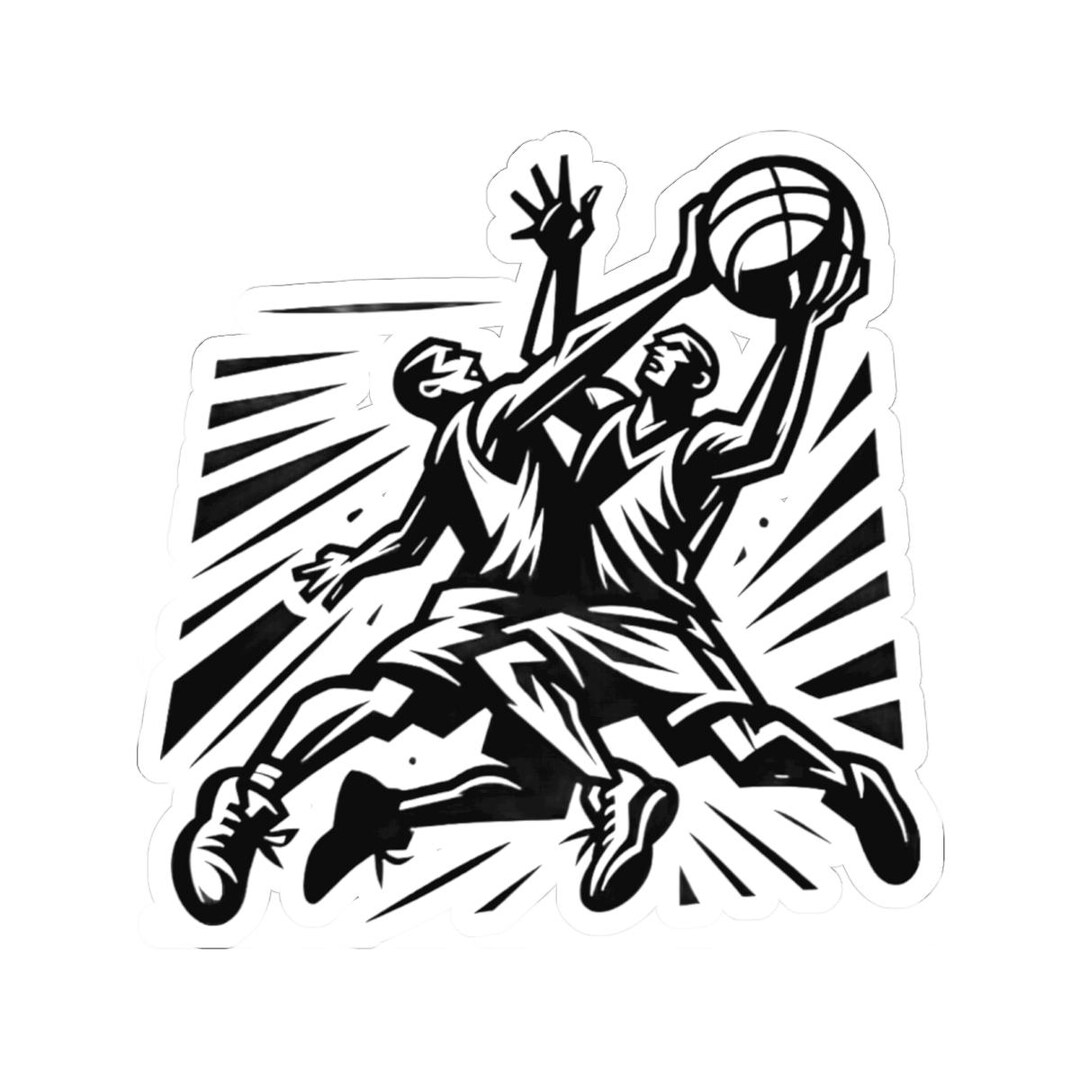 Basketball Player Stickers Perfect for Sports Fans, Laptop Decals, Gift ...