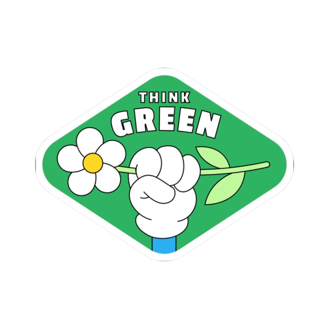 Eco-friendly Stickers, Sustainable Decals, Plant Lover Gift, Kiss-cut ...