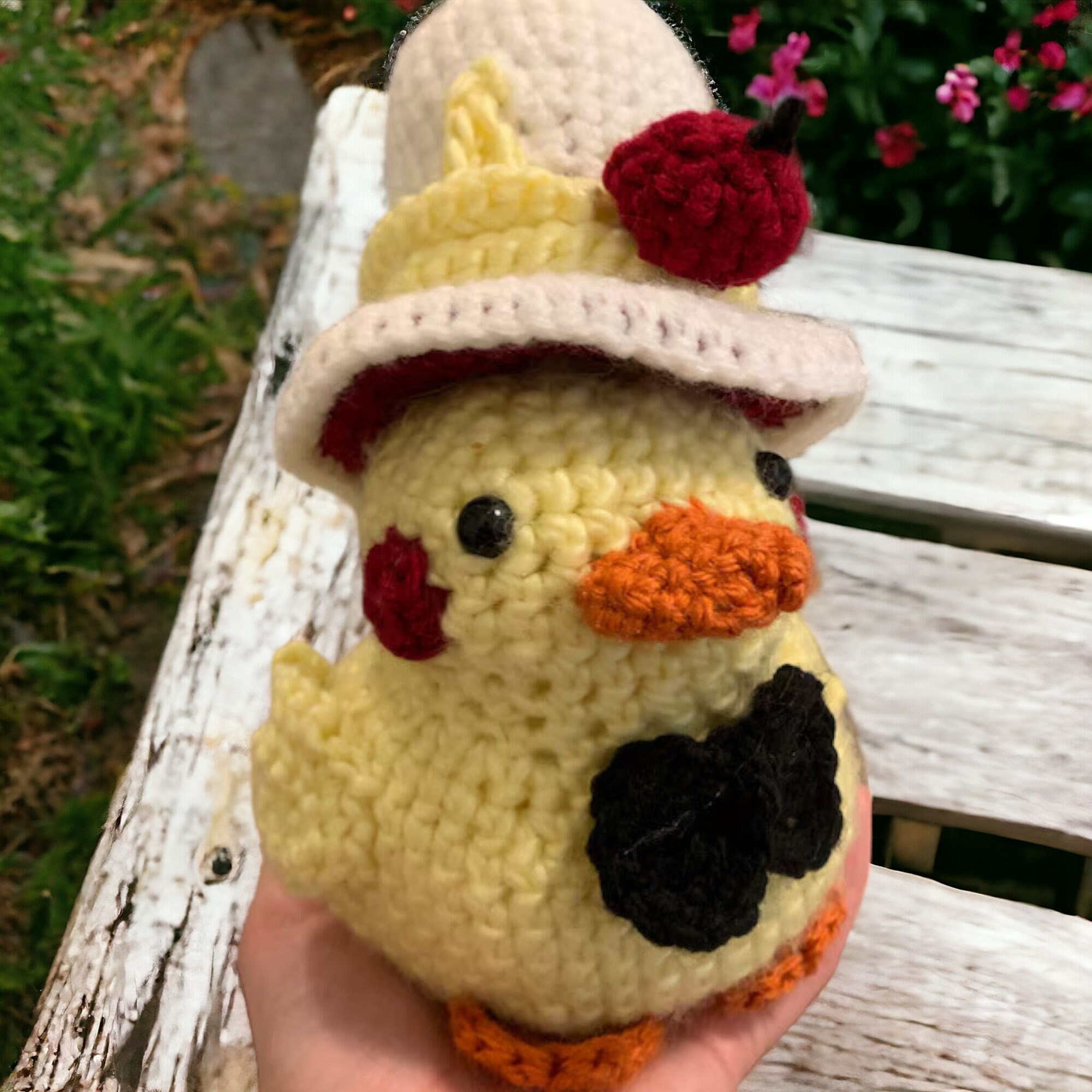 Hazbin Lucifer Duck Crochet Pattern Helluva Lucifer Rubber Duck Guide ...